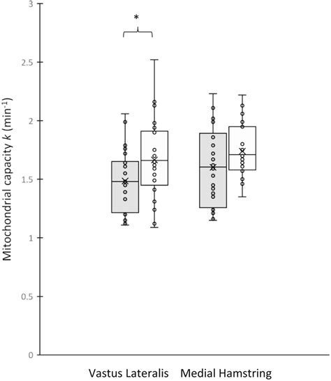 Average Nirs Derived Recovery Constants Between Sexes In Both Muscle