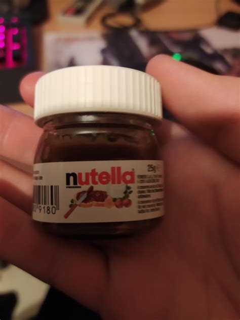My Mom Found At Tiny Nutella Jar At Local Store Today Dont Know If