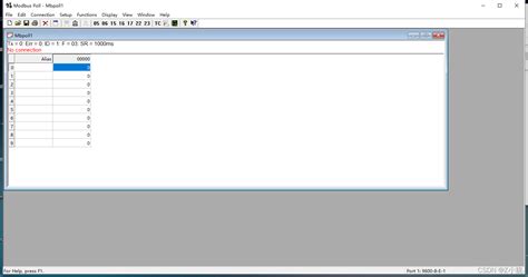 modbus调试软件 modbuspoll、modbusslave使用详解 modbus slave csdn博客