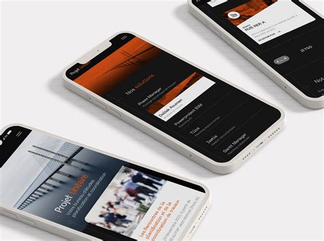 Projet Linéaire — Mobile By Jonathan Collinet On Dribbble