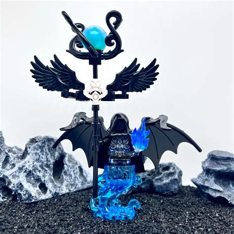 Minifigure Evil Sorcerer Warlock Demon Abyss Demon Mage Warlock Lego