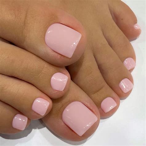 Kxamelie Solid Color Square Press On Toenails Short Glossy