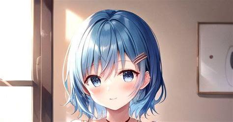 青髪 青髪の美少女 Yoshiyuki50のイラスト Pixiv