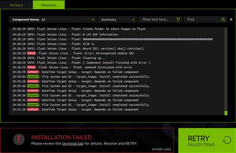 Jetson Orin Nano Fails Installation Via Sdk Manager Datetime Target