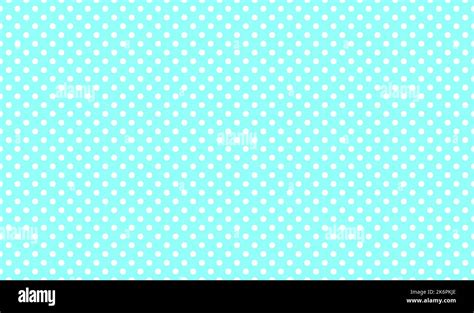 Blue Polka Dot Background Seamless Pattern Vector Illustration Stock
