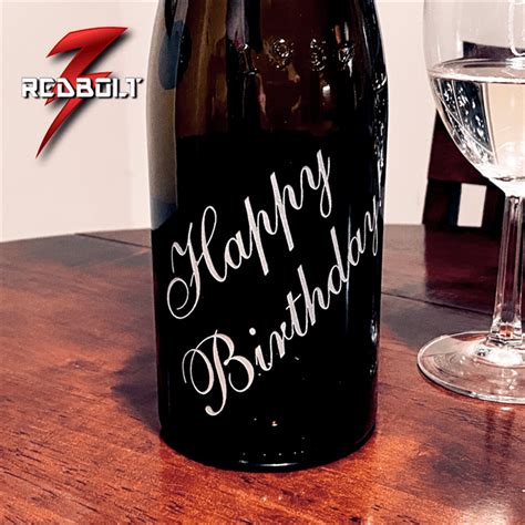 Custom Wine Bottle Engraving Gallery Red Bolt