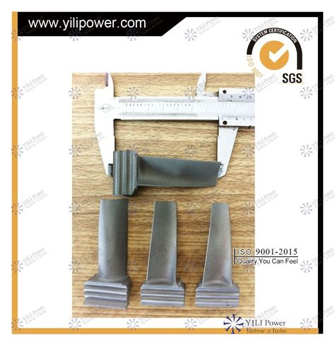 Vacuum Casting Blade For Gas Turbine Parts Turbine Blade Steam Turbine