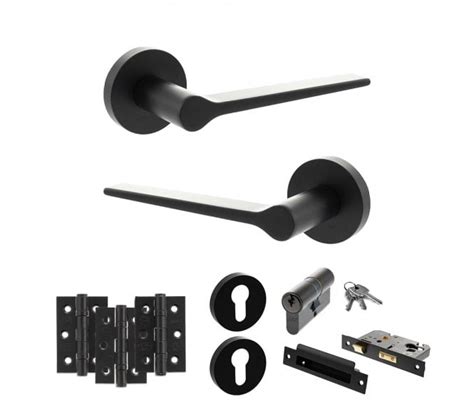 Senza Pari Laviano Door Handle Euro Profile Lock Pack 3 Ball Bearing