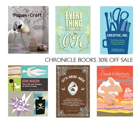 Chronicle Books Sale 30 Off Free Shipping