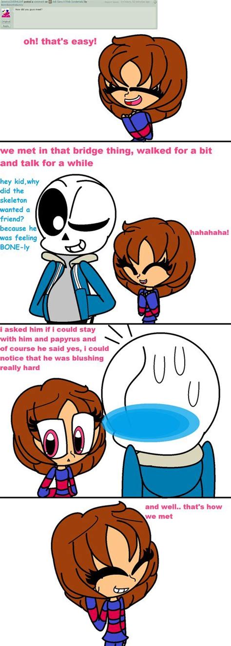 Ask Sans X Frisk 2 How They Meet By Lil Miss Fandoms Sans X Frisk