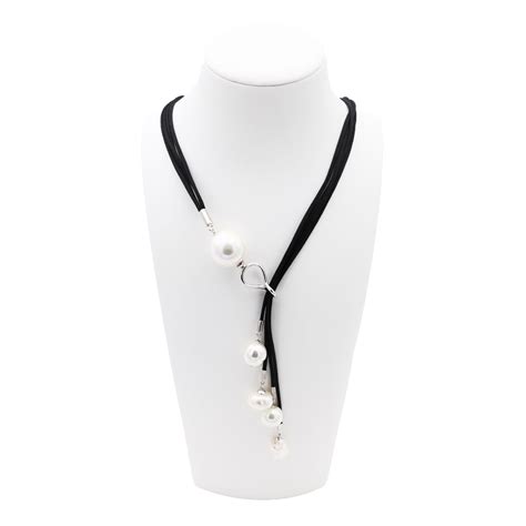 Collier En Perles De Majorque Mm Et Baroque Long Ajustable France Perles