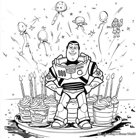 Toy Story Birthday Coloring Pages Free And Printable