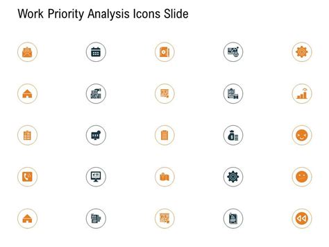 Work Priority Analysis Icons Slide Ppt Powerpoint Presentation Gallery