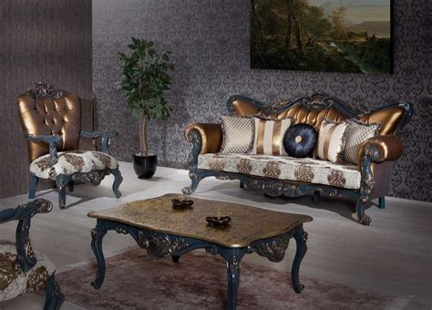 Jvmoebel Wohnzimmer Set Möbel Klassische Sofagarnitur Couch