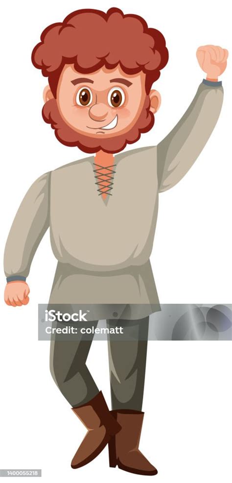 중세 남성 역사 만화 캐릭터 고대의에 대한 스톡 벡터 아트 및 기타 이미지 고대의 나이 남자 Istock