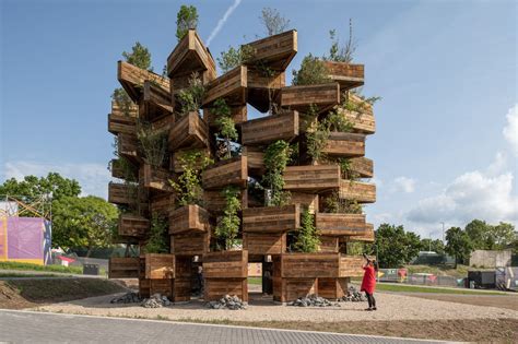 Gallery of Garden of Communities Pavilion / Hello Wood - 1