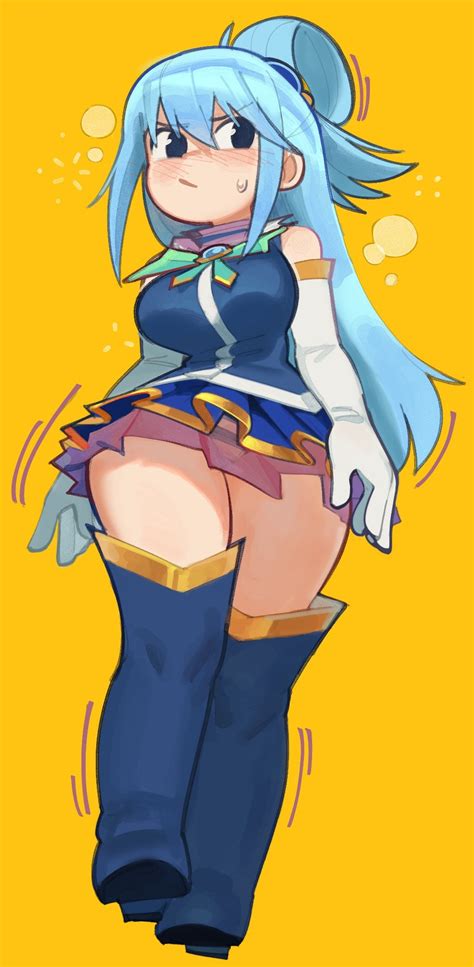 Drunk Aqua Strutting Art By Wamudraws Konosuba