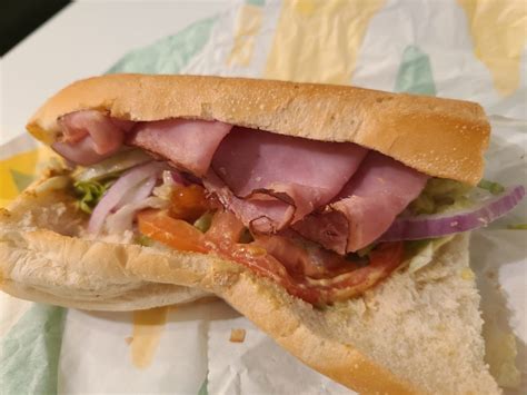 Subway Ham Sandwich