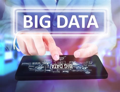 Premium Photo Business Concept Businessman Click Big Data Button On
