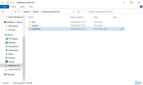menerapkan dashboard adminlte 3 pada php part 1 blog rumah coding
