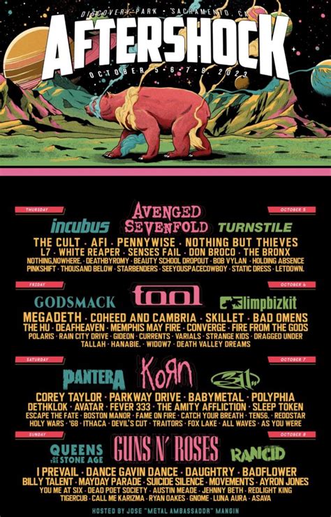 Aftershock Festival Full Lineup Reveal Loud Heavy