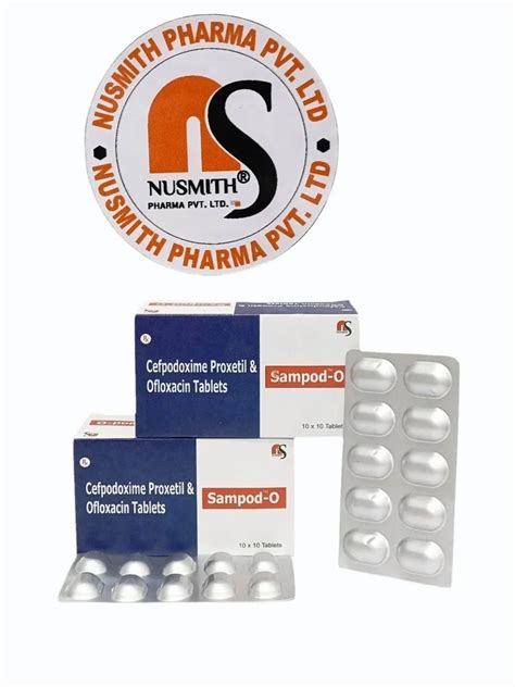 Sampod O Tab Cefpodoxime Proxetil Ofloxacin Tablets 200mg At Rs 2990 Box In Pinjore