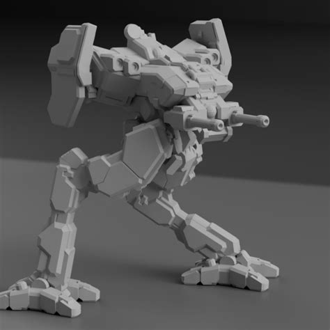 3d Printable Lct Pb Locust Pirates Bane For Battletech By Matt Mason