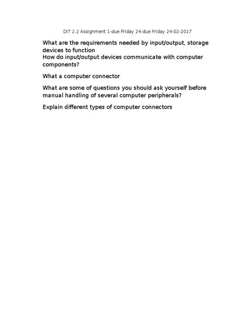 Dit 22 Assignment 1 Due Friday 24 Due Friday 24 02 2017 Pdf