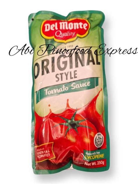 Del Monte Original Style Tomato Sauce Abi Pinoyfood Express
