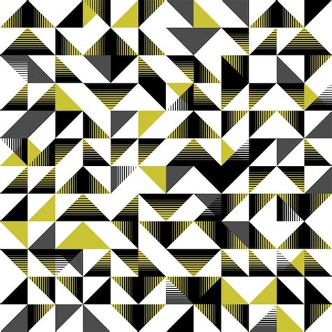 Premium Vector Triangular Seamless Pattern Abstract Combination
