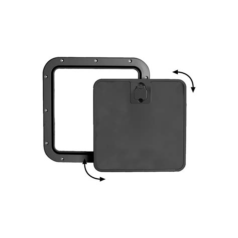 Osculati Inspection Hatch With Removable Black Front Panel Osc 20302