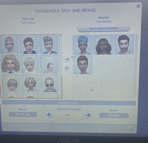 Household Split And Merge Issue Rthesims4