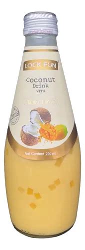 Jugo De Coco Lock Fun Con Pulpa Sabor A Mango Jlkf002 Mercadolibre