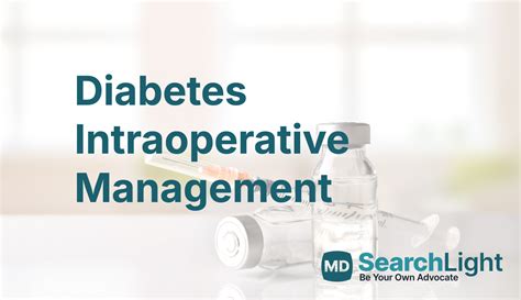 Diabetes Intraoperative Management Endocrinology Md Searchlight