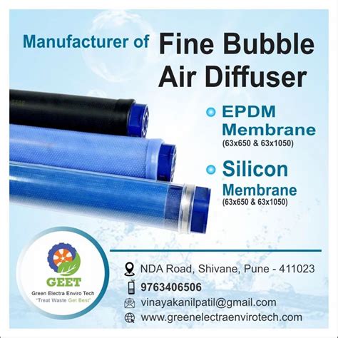 Diffused Aerations Fine Bubble Tube Type Air Diffuser At Rs 700 Piece