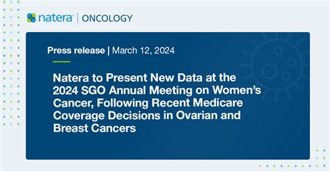 Natera To Present New Data At The 2024 Sgo Annual Meeting On Womens