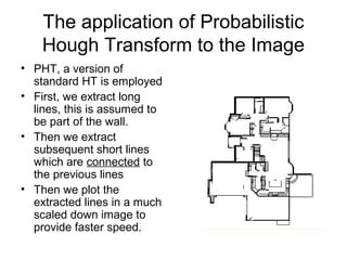 Finding Room Dimension Within Bitmap Plan Image PPT