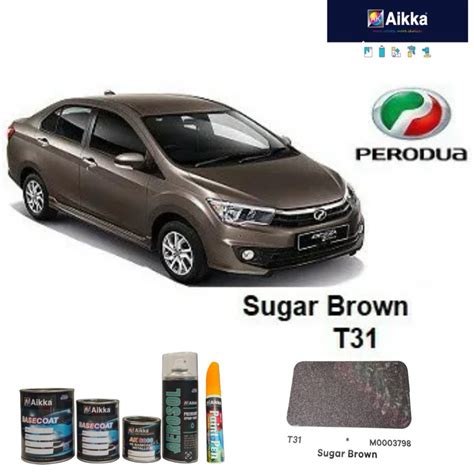Perodua Bezza Original Colour Code T31 Touch N Pen Spray Kereta