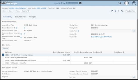 Down Payment Received In Sap Business Bydesign Sap Community