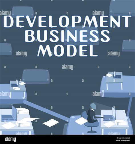 Hand Writing Sign Development Business Model Conceptual Photo