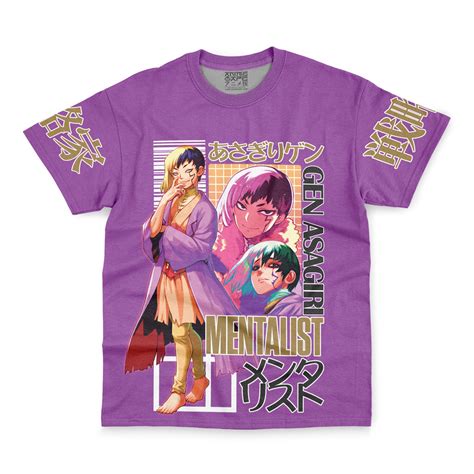 Gen Asagiri Dr Stone Streetwear T Shirt Anime Ape