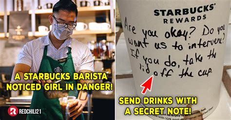 Secret Note On The Starbucks Coffee When 18 Year Old Girl Pestered By