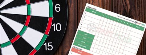 Printable Darts Scoresheets DartPicks