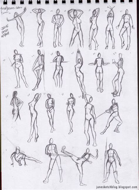 Práctica Dibujo Gestual De La Figura Humana Figuras Humanas