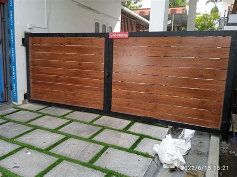 Prefer Wooden Hpl Sheet Gate Cladding Thickness 6mm At ₹ 140 Sq Ft In Ernakulam