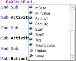 Where S SeekBar Value And SeekBar Max B4X Programming Forum