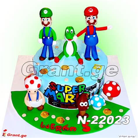 საბავშვო ტორტი სუპერ მარიო შეკვეთით საკონდიტრო „grant Bakery“ ში ადგილზე მიტანით