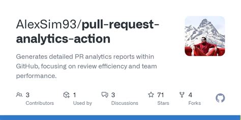 Github Alexsim93pull Request Analytics Action Github Action To Create Report About Prs