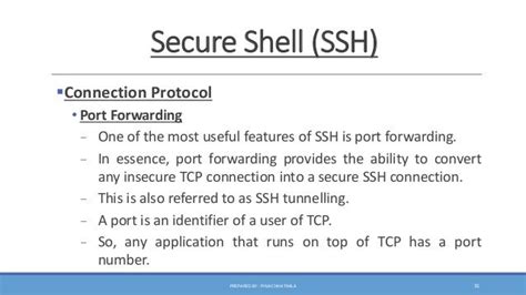 Secure Shellssh