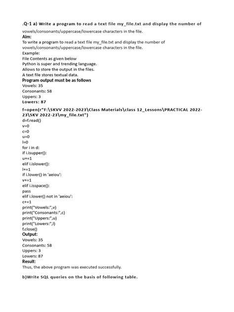 Cs Practical Solution Download Free Pdf Letter Case Integer